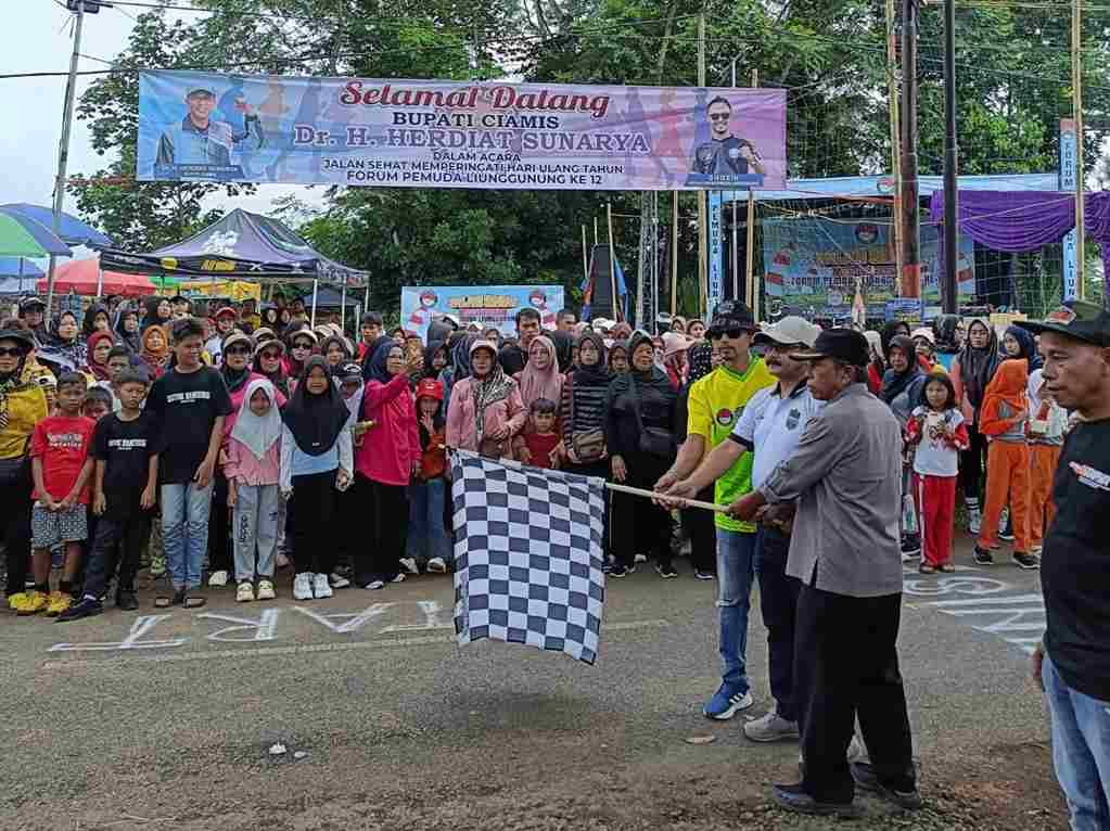 Pemuda Liunggunung Ciamis Rayakan Milad ke-12 dengan Olahraga dan Aksi ...